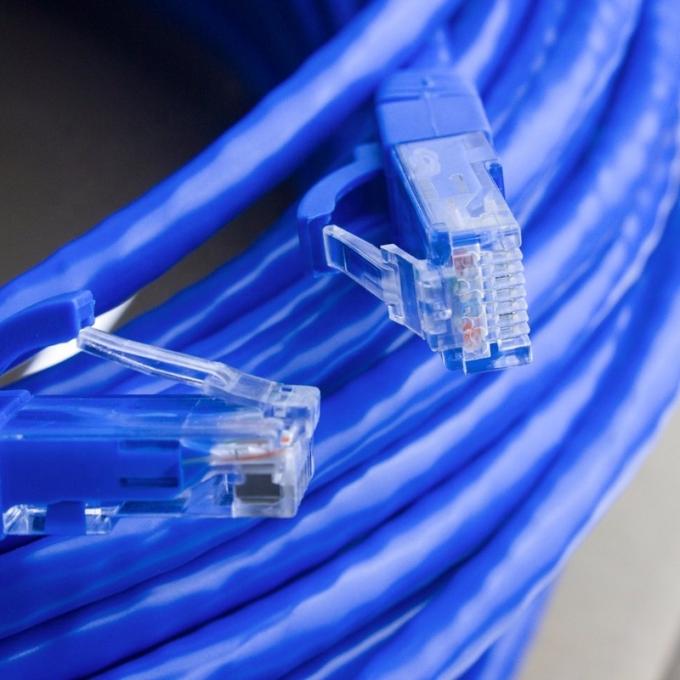 0.5m Ethernet Patch Cord FTP CAT6 Rj45 Connector PVC Jacket HDPE Insulation