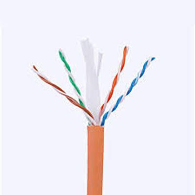 HDPE Insulation Cat6 UTP Cable 23AWG CCA PVC Jacket 305M Lan Cable