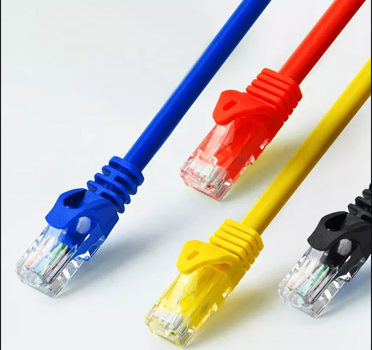 24 AWG LSZH Cat 6 Utp Patch Cord OFC Conductor HDPE Insulation Pass ...