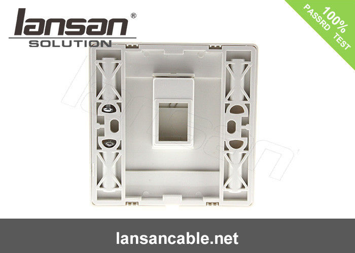 Two Port Wall Outlet RJ45 Network Patch Panel Faceplate 86*86 Type UL ...