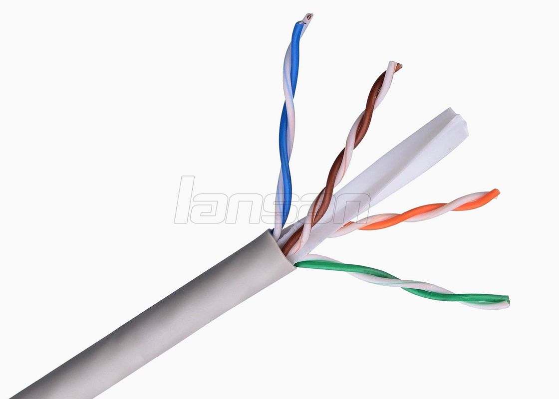 23AWG 0.56mm BC Cat6 FTP Cable 4 Pair Twister 305m Pull Out Box Ethernet