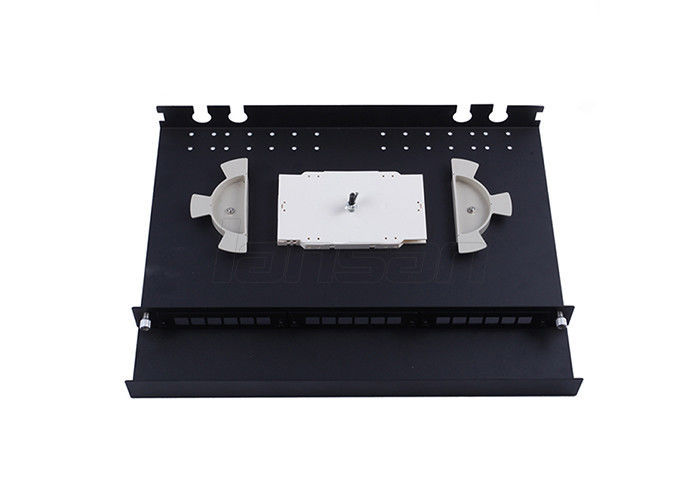Rack Mount Fiber Optic Patch Panel , 36 Ports 19 Feets Drawer Style 1u ...