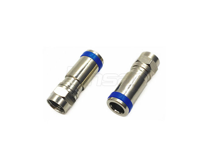 Twist On CCTV Male Coaxial Cable Compression F Connector For TV ...