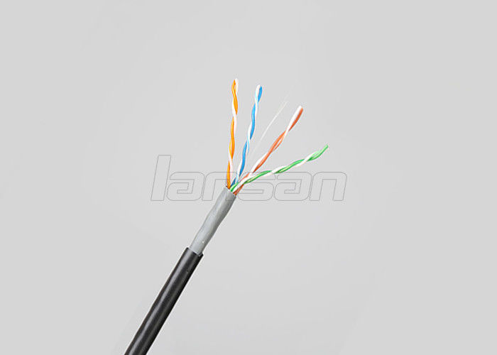 Computer 4 Pairs UTP Cat5e Lan Cable 0.50mm Pure Copper PVC + PE For ...