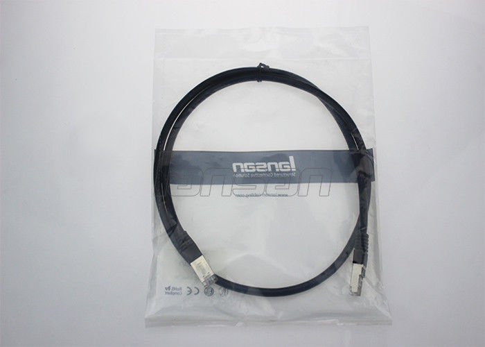 Round RJ45 Cat6 Patch Cord 0.4mm O.F.C. Copper Ethernet UTP Cable For ...