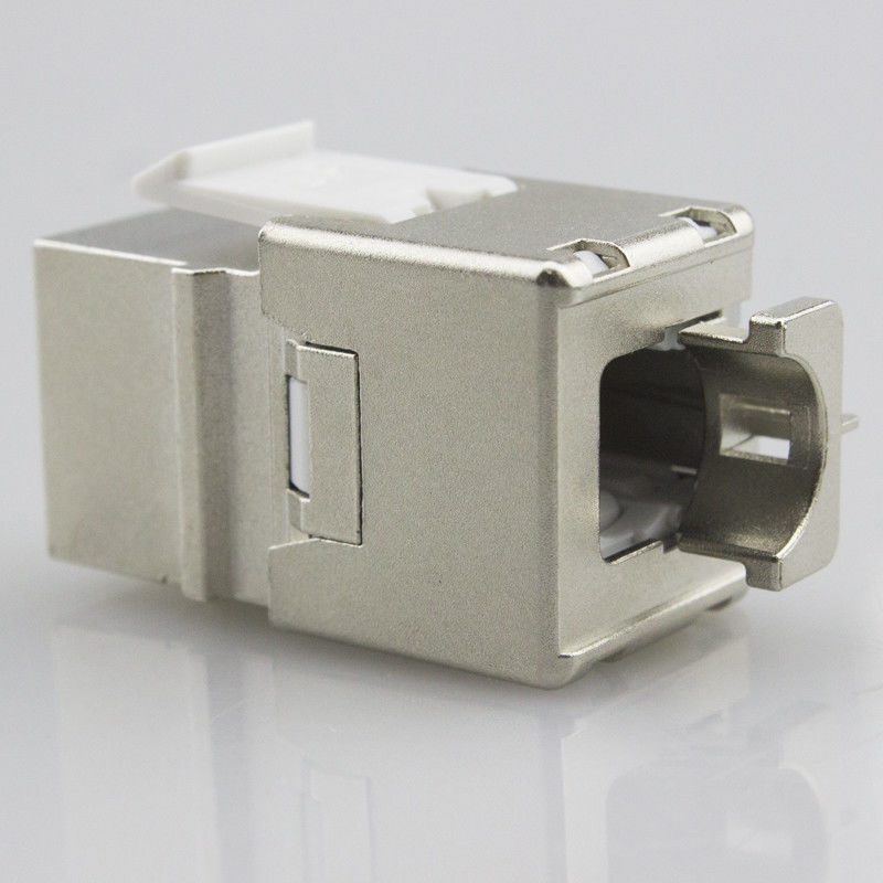 10G 90 Degree Wire Cable Assembly 8 Pin RJ45 Cat6 FTP Keystone Modular ...