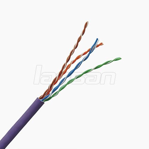Indoor Cat 5e Lan Cable UTP 24AWG 4 Pairs 0.5mm CCA Conductor For Multi ...