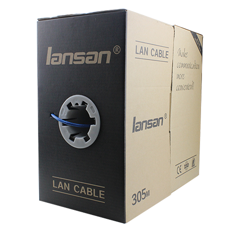 Cat6 Copper Lan Cable 250MHz For Network Telecommunication Broadband ...