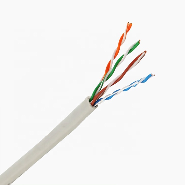 CAT5E 300V UTP LAN Cable PVC RoHS PVC LSZH Shielded