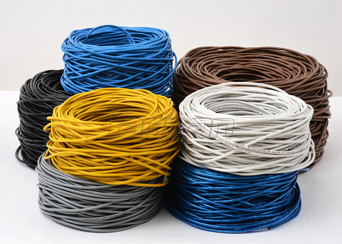 HDPE Insulation PVC FTP Cat6 Shielded Ethernet Cable